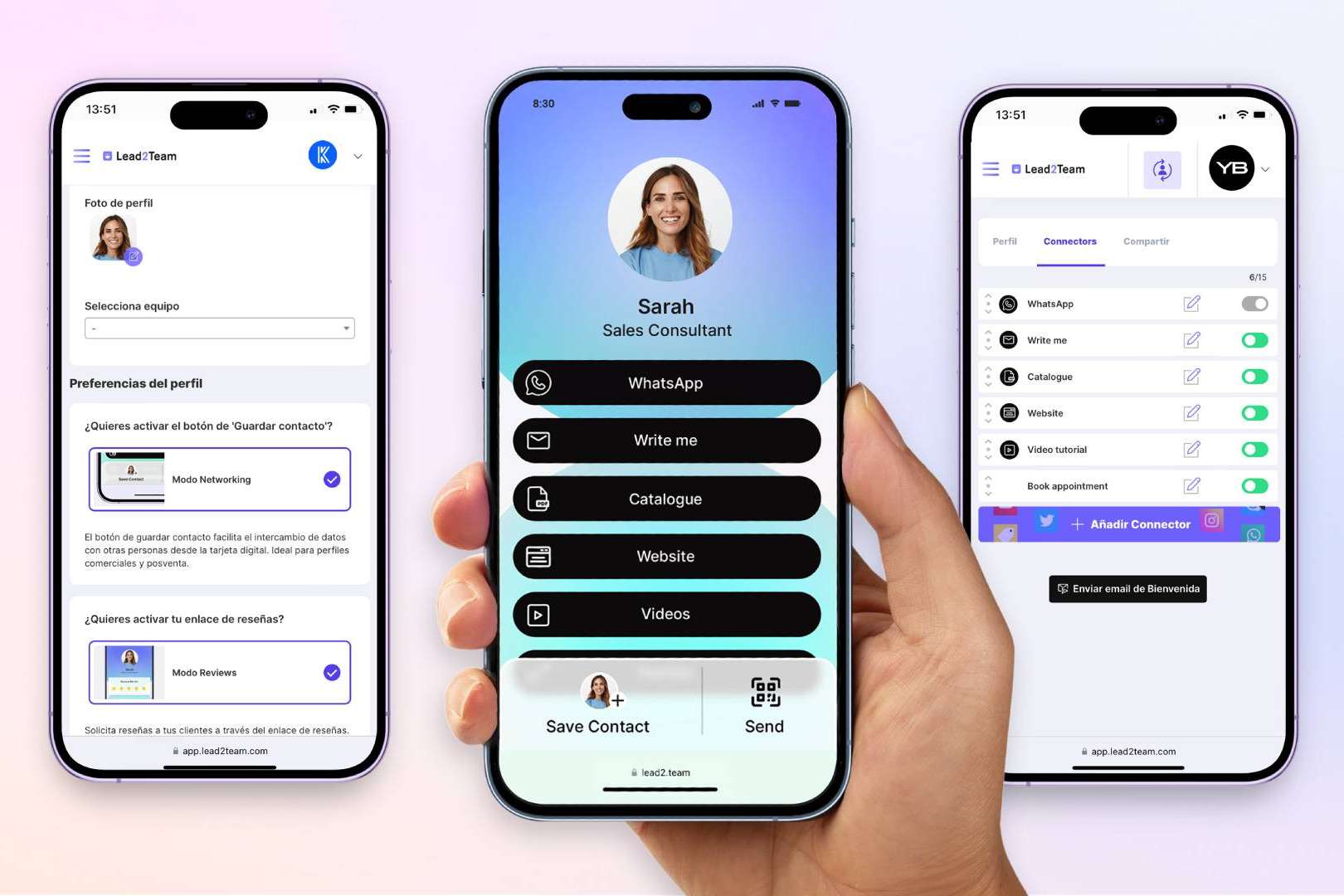 Lead2Team redefine las tarjetas de visita con una solución integral para medianas y grandes ...